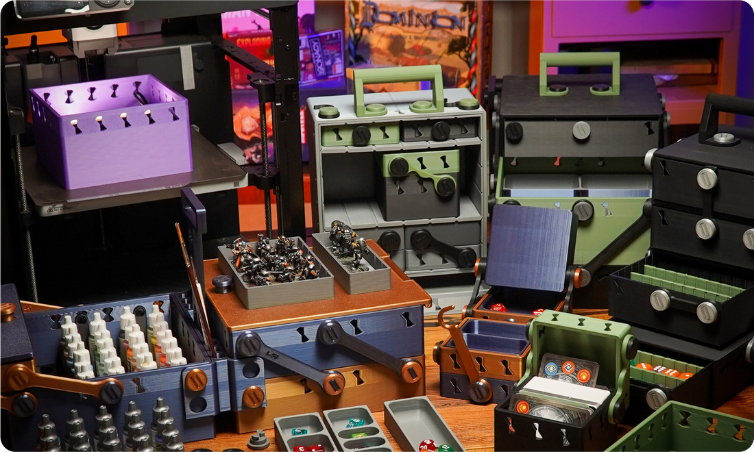 Modi Boxi-3D Printable Storage Solution For Gamers