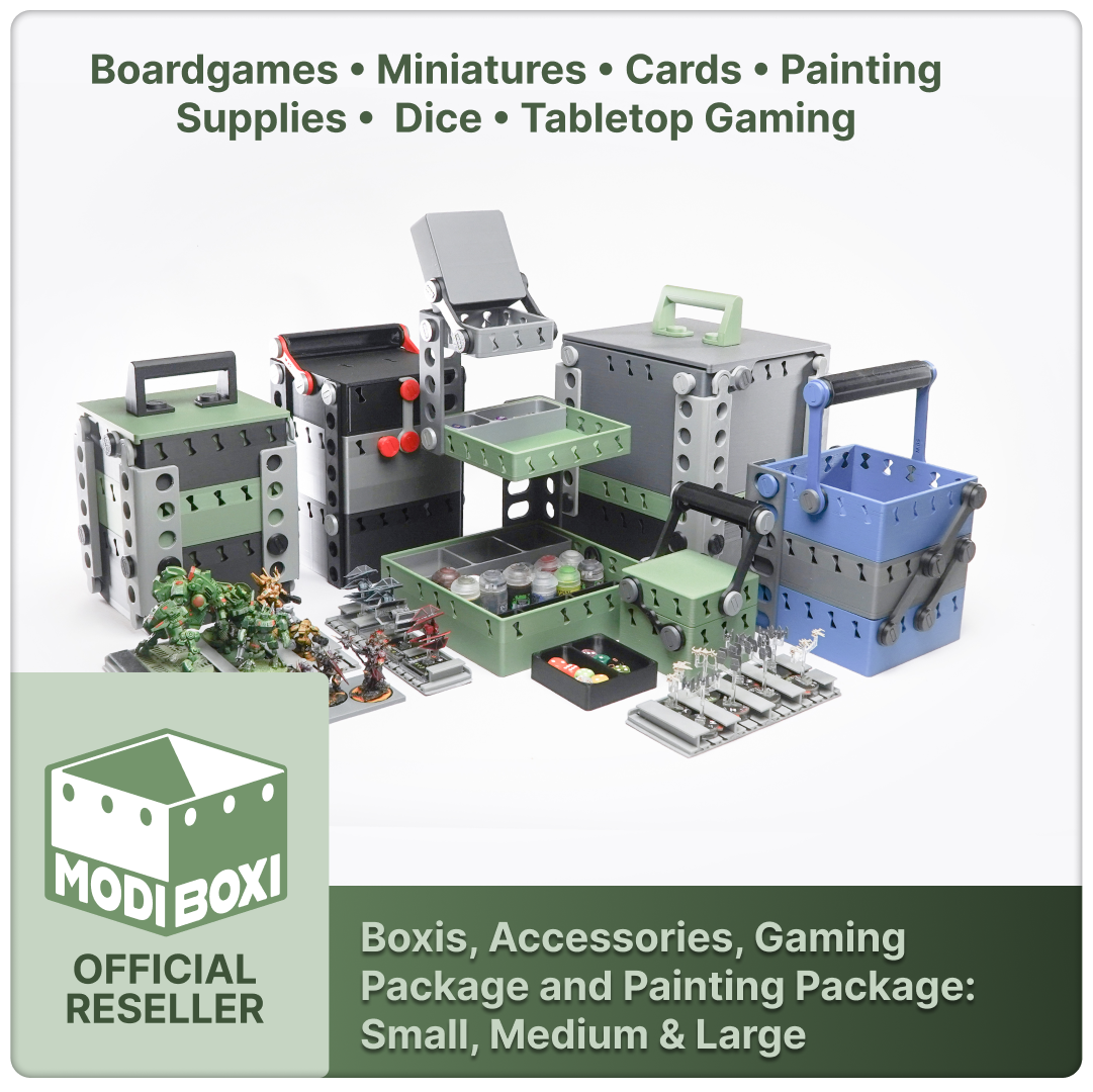 Modi Boxi-3D Printable Storage Solution For Gamers